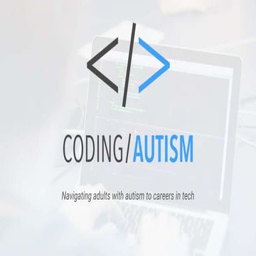 Coding Autism Official Pitch Deck | PPT