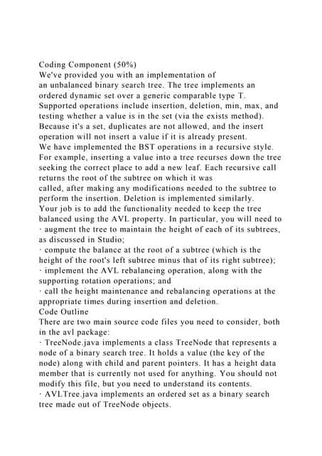 AVL Tree in Data Structure | PPT