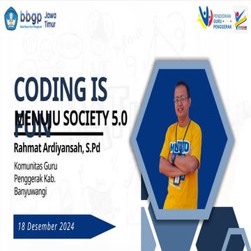Coding is Fun - Pemrograman menyenangkan.pptx
