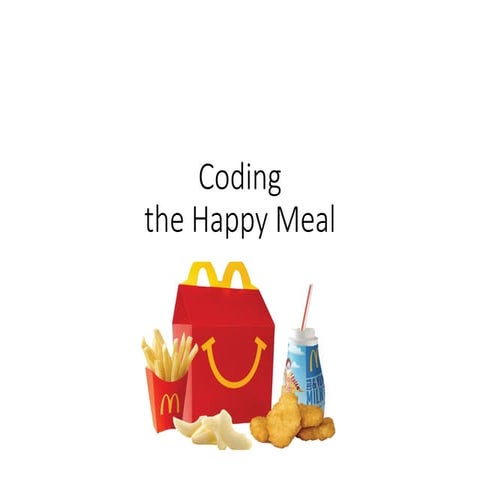 Coding the Happy Meal | PDF