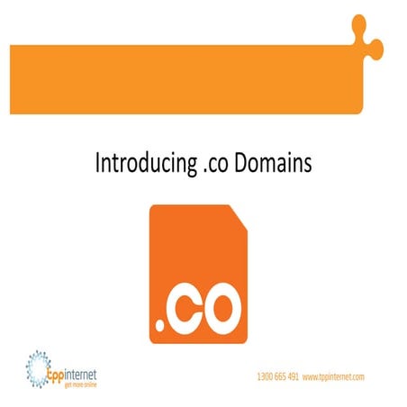 Introducing .CO Domains | PPT
