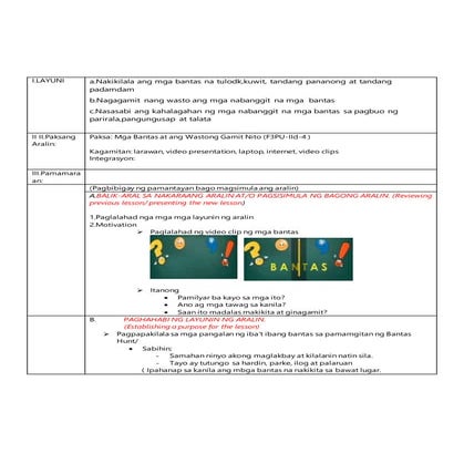 classroom observation powerpoint for grade 3 | PPTX
