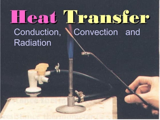 Heat Transfer, Conduction, Convection and Radiation | PPT