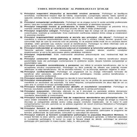 Codul deontologic-al-psihologului-şcolar | DOCX
