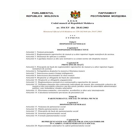 Codul muncii | DOC