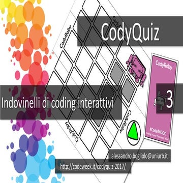 CodyQuiz per CodeWeek 2017 | PDF