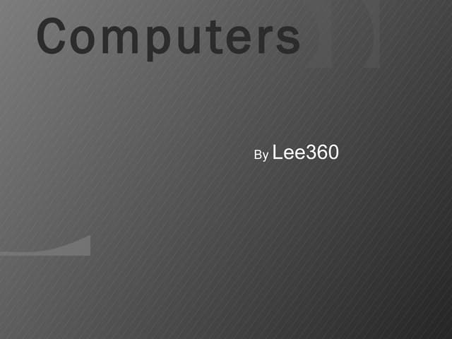 Computer Ppt Operating Systems Computer Software And Applications 4673