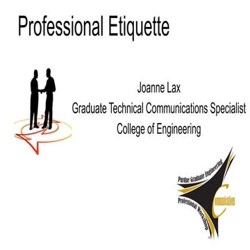 CoE-Professional-Etiquette organizational behaviour | PPTX