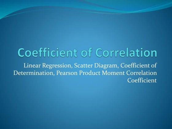 Correlation Ppt