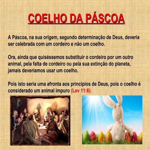 Coelho da páscoa | PPT