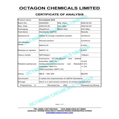 Coenzyme q10 coa | PDF