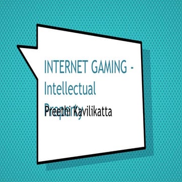 Gaming IP | PPT