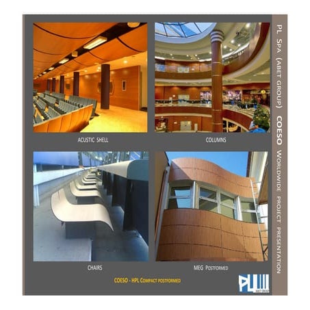 Coeso (hpl compact postforming) worldwide project presentation pl spa ...
