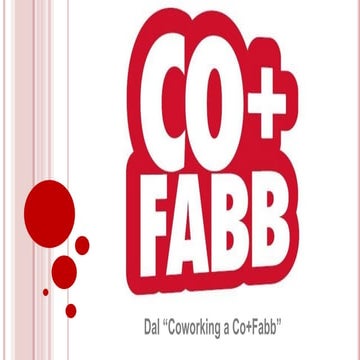 Fabio Terragni: CO+FABB, Il coworking per l'industria 4.0 | PDF ...