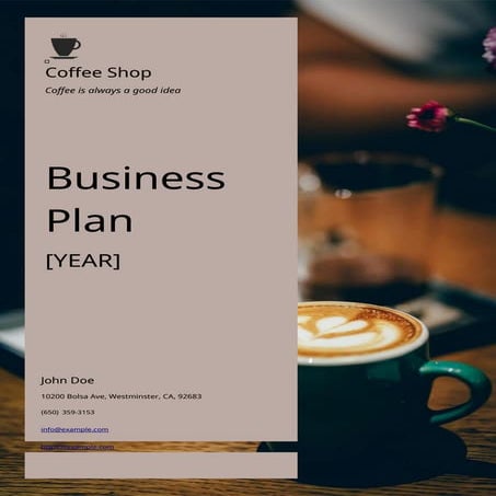 Start Your Coffee Business Right: A Simple Business Plan Guide | DOC