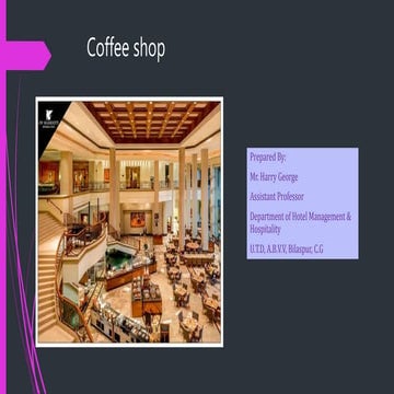 Coffee shop | PPTX