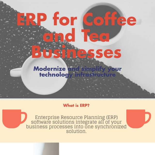 Coffee, Tea and ERP | PDF