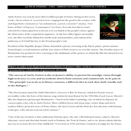 Cog 2 amelie handout | PDF