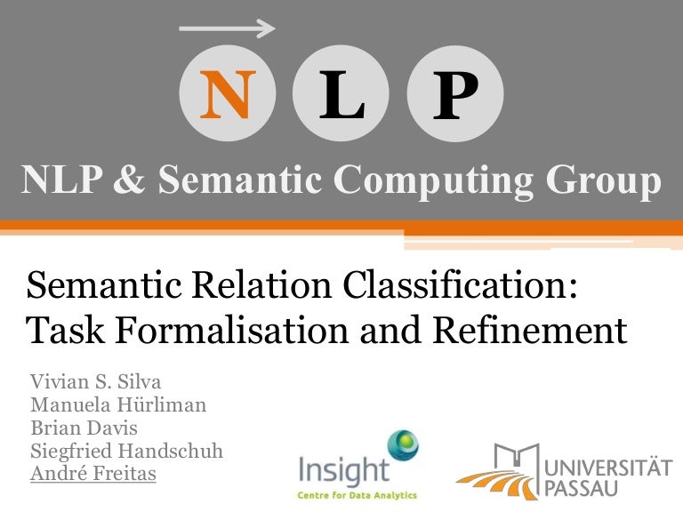 Semantic Relation Classification Task Formalisation And Refinement