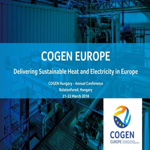 COGEN Europe presentation at COGEN Hungary's Annual Conference | PPT