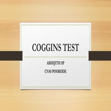 Coggins test | PPTX