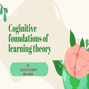 COGINITIVE FOUNDATIONS OF LEARNING THEORY.pdf