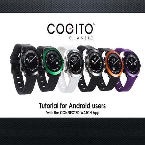 COGITO CLASSIC tutorial (Android) | PDF | Operating Systems | Computer Software and Applications