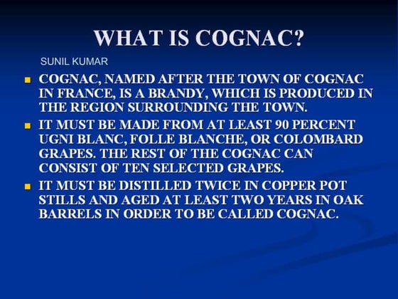 Beginner's Guide To Cognac | PDF