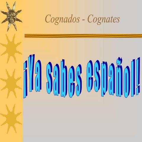 Cognados cognates | PPT
