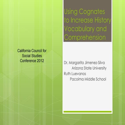 Cognates ccss 2012 | PPT