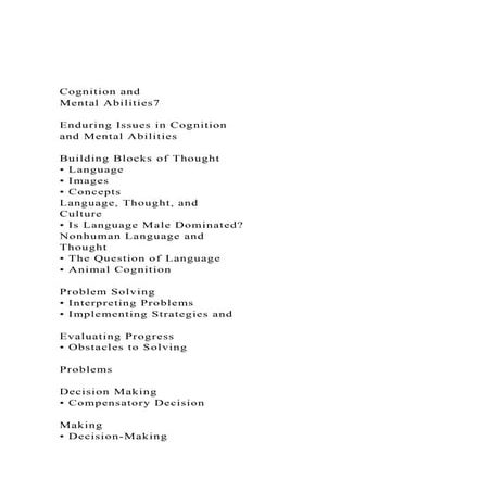 Cognition and Mental Abilities7Enduring Issues in Cognit.docx