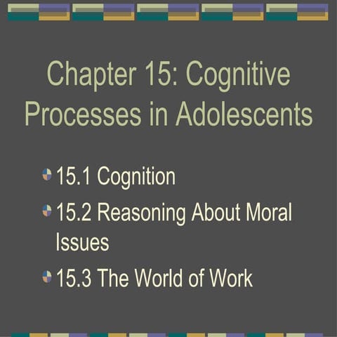 Cognitive Process In Adolescent | PPT