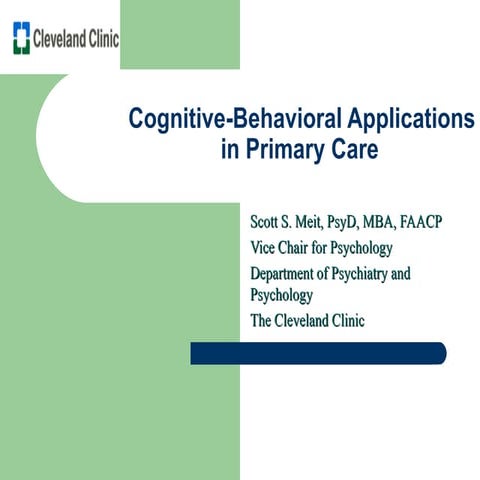 Cognitive Behavioral Therapy (CBT): Restructuring Thoughts, Managing ...