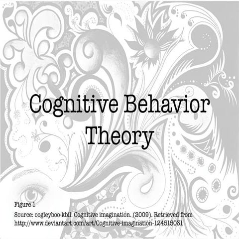 Cognitive Behavior Theory | PDF