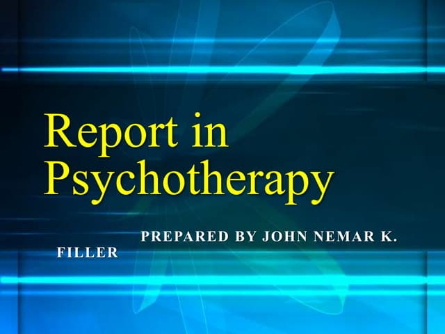 Rational emotive behavior therapy | PPTX