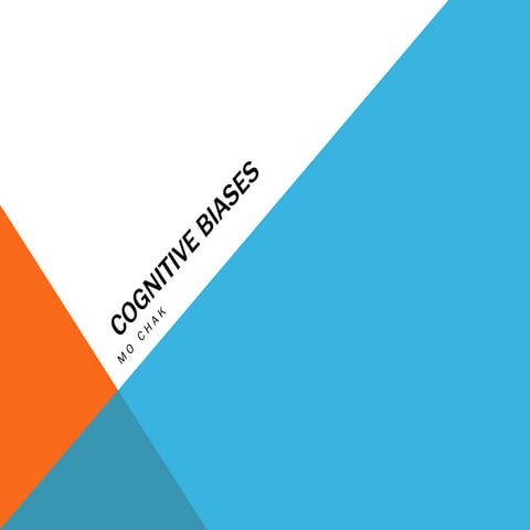 Cognitive biases | PPT