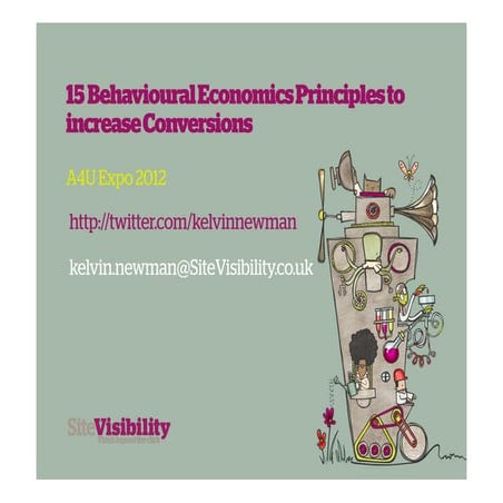 15 Behavioural Economics Principles to increase Conversions | PDF | Science
