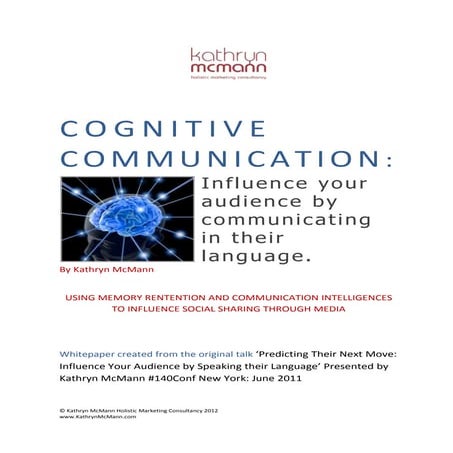 Cognitive Communication | DOCX