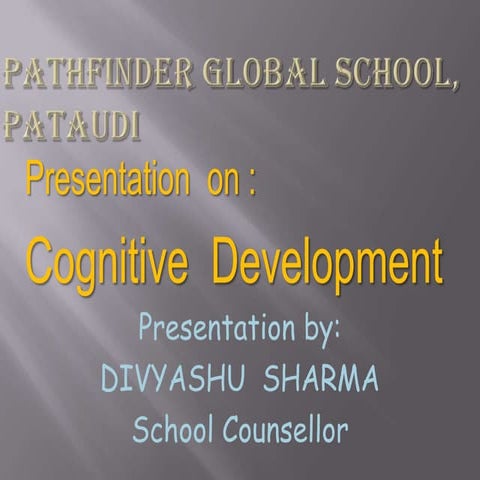 Cognitive development | PPT