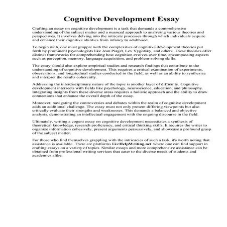 Cognitive Development Essay.pdf