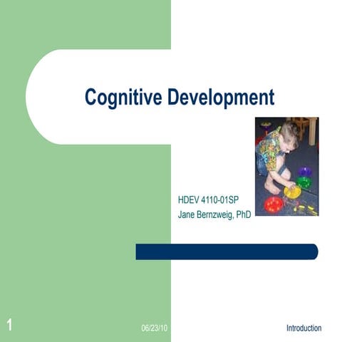 Cognitive Development Lecture #1 | PPT | Parenting Babies and Toddlers | Parenting