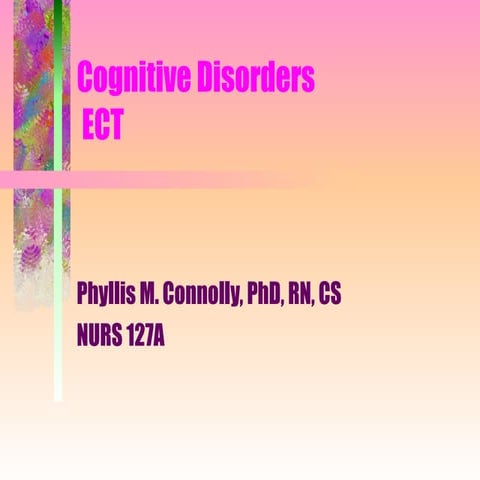 Cognitive Disorder Ch14 .ppt