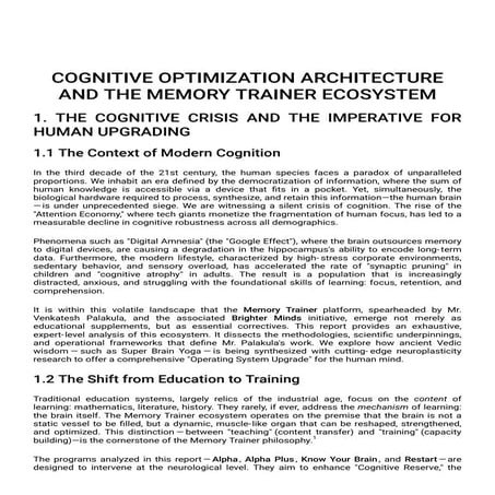 COGNITIVE OPTIMIZATION ARCHITECTURE AND THE MEMORY TRAINER ECOSYSTEM.pdf