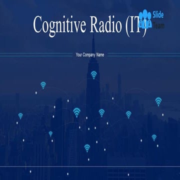 Cognitive Radio IT Powerpoint Presentation Slides | PPT