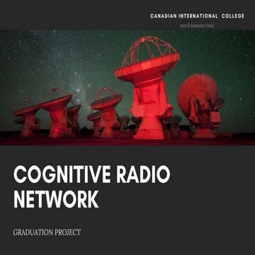 Cognitive radio network | PPT
