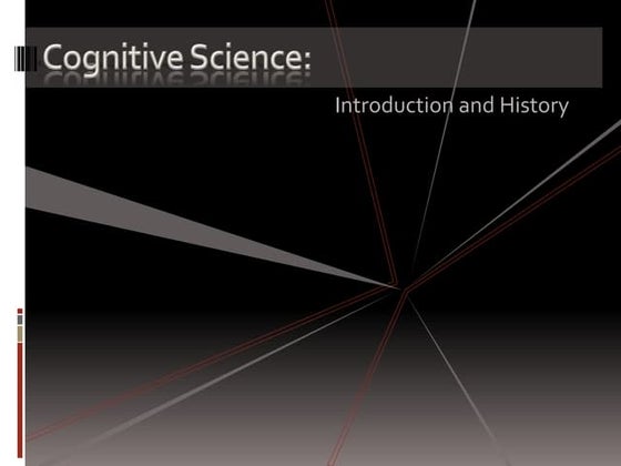 Learning, Memory, and Representation (in Cognitive Science) | PPT