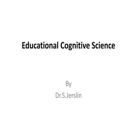 Cognitive Science in Education.pptx