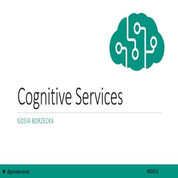 Introduction to Cognitive Services | PPT