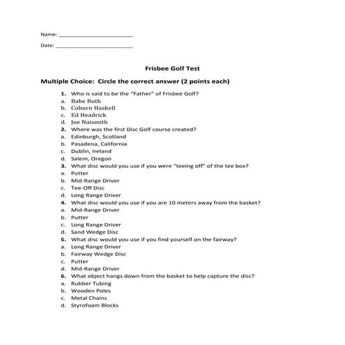 Cognitive Test Pdf