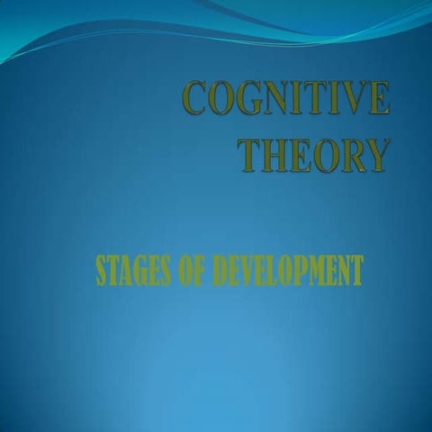 Cognitive theory | PPTX